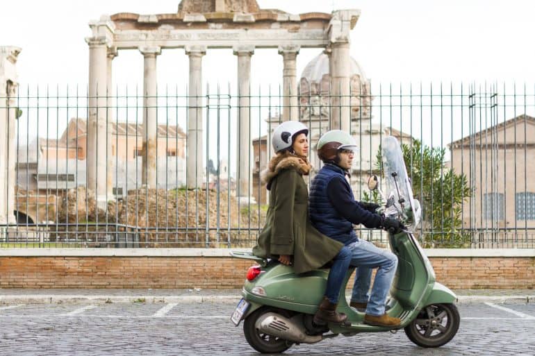Roman Holiday Vespa Tour Rome