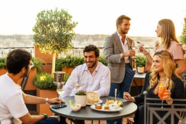 Cielo Bar: the glamorous rooftop bar atop the Spanish Steps - Romeing