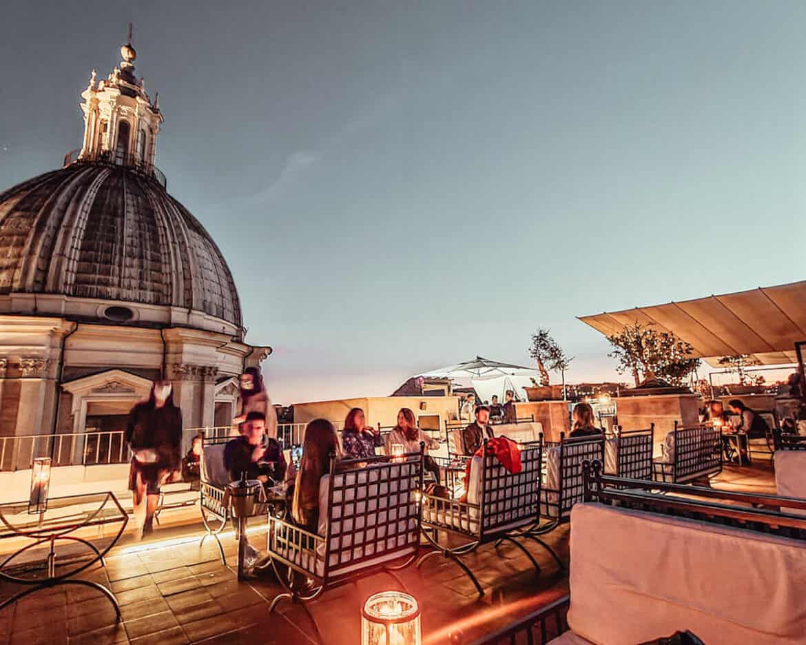 Best Rooftop Bars in Rome with amazing views - Romeing