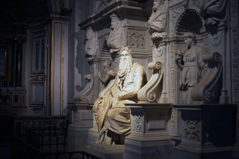 Michelangelo’s Moses Statue in Rome - Romeing